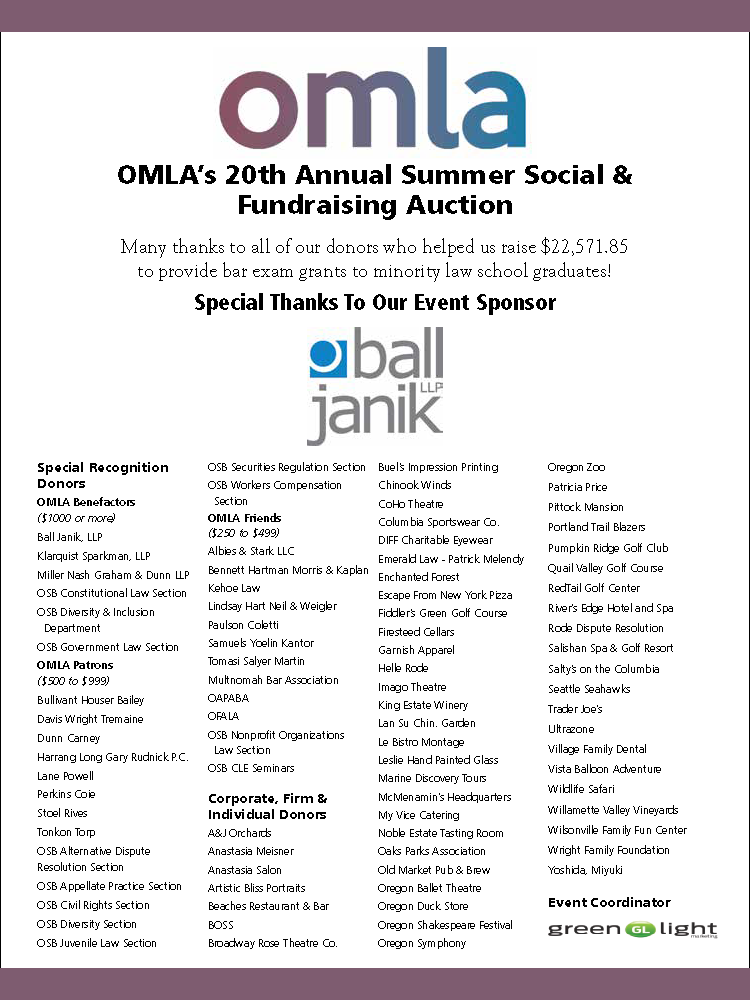 OMLA Auction – heySunny